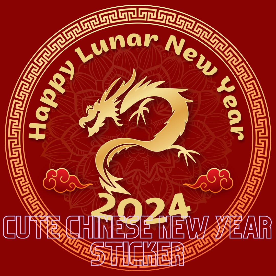 Chinese New Year Stickers | Chinese New Year Sticker Sheet | Lunar New ...