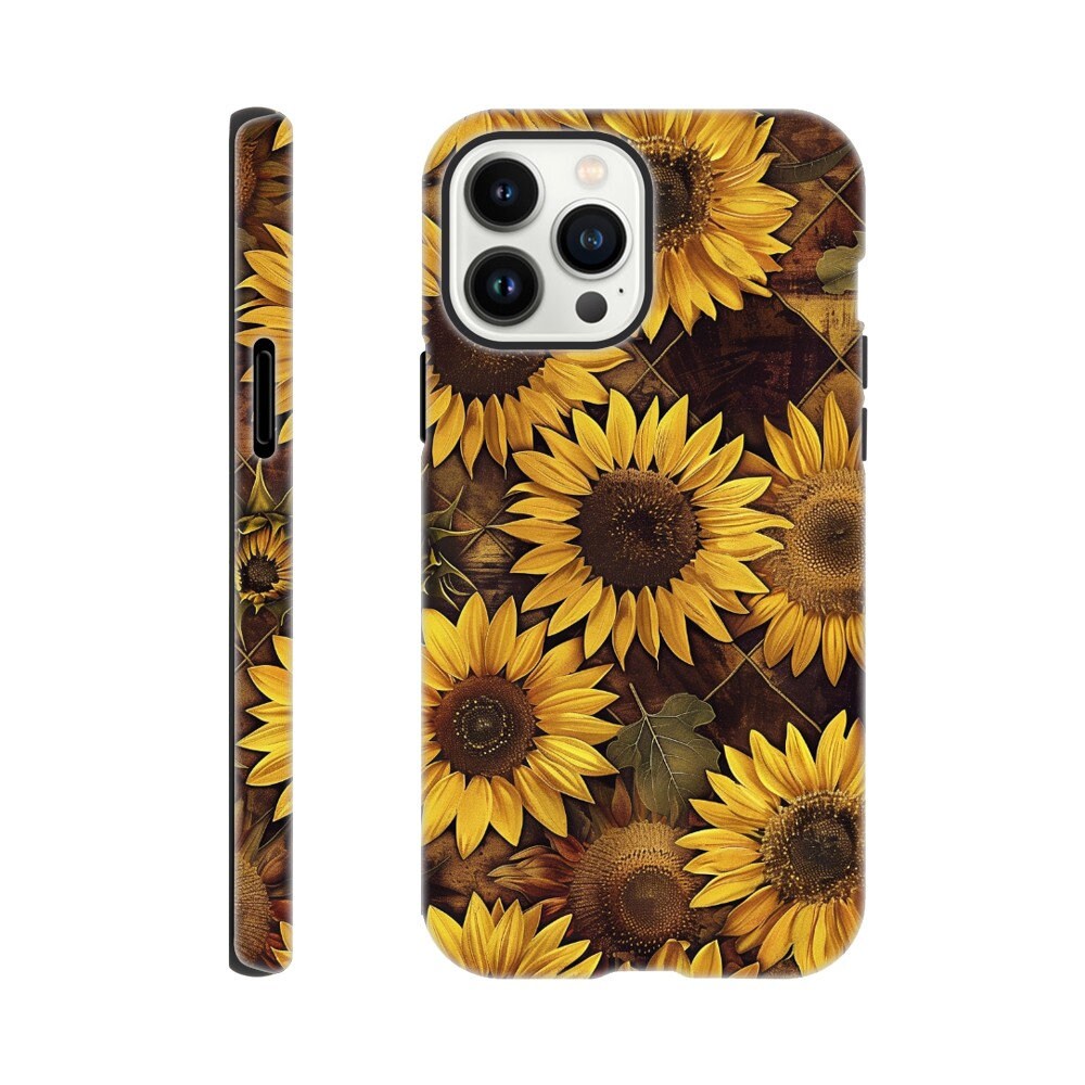 Sunflowers Phone Case Fits iPhone 15 14 13 and More Gift for Her ...
