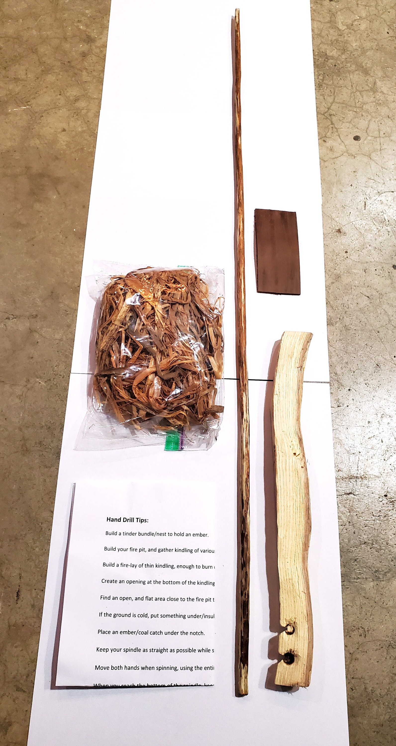 Hand Drill Fire Starting Kit - Etsy