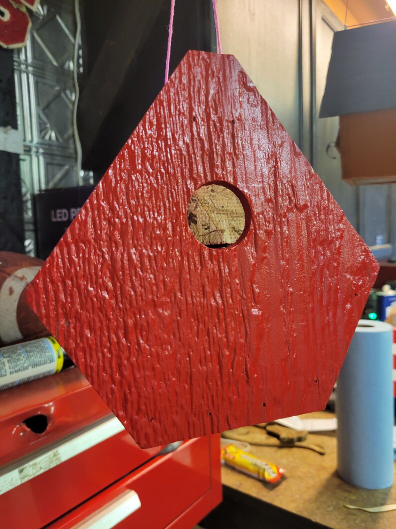 Custom Firehouse Handmade Birdhouse - Etsy