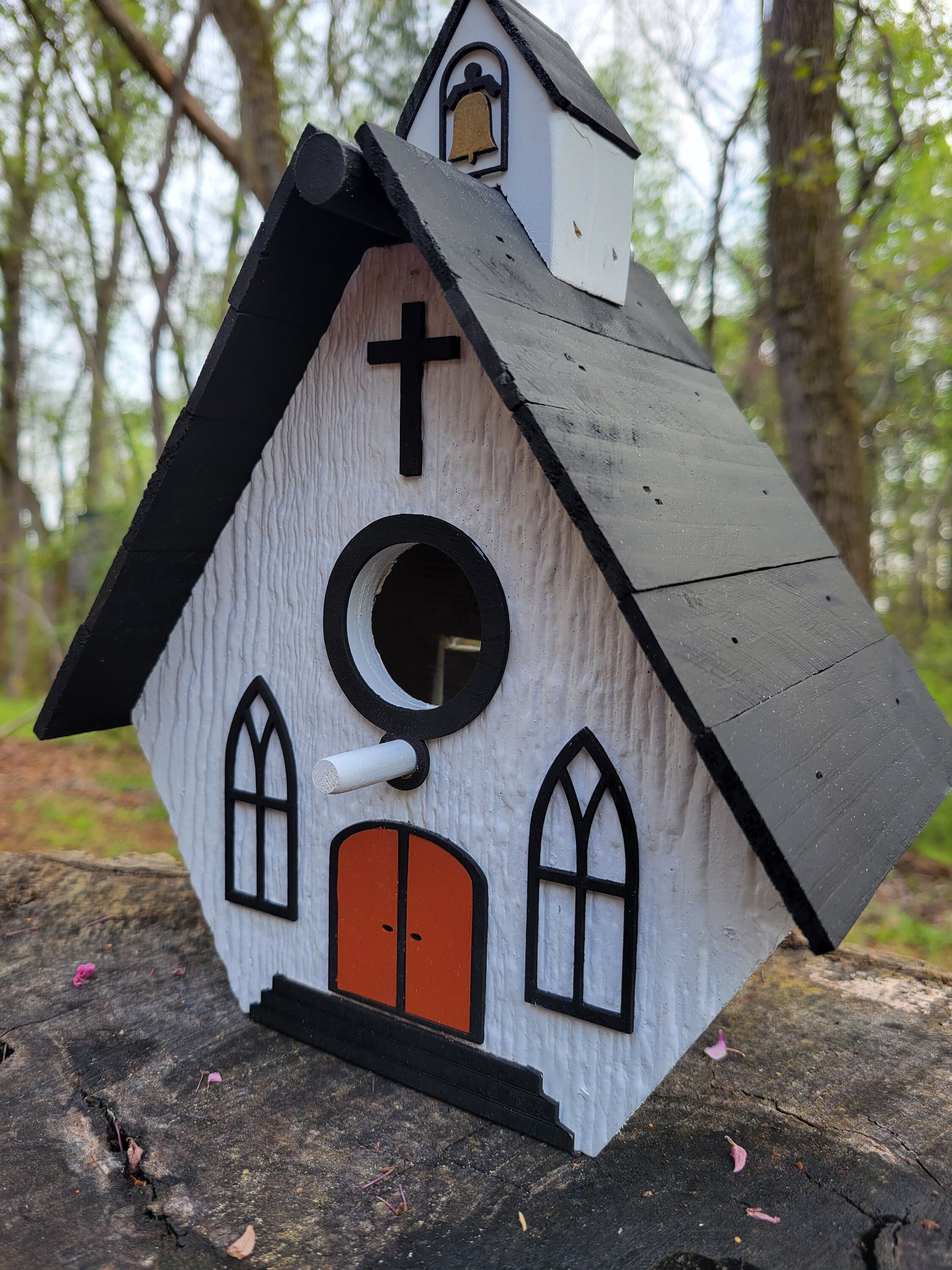 Custom Little Country Church Handmade Birdhouse - Etsy