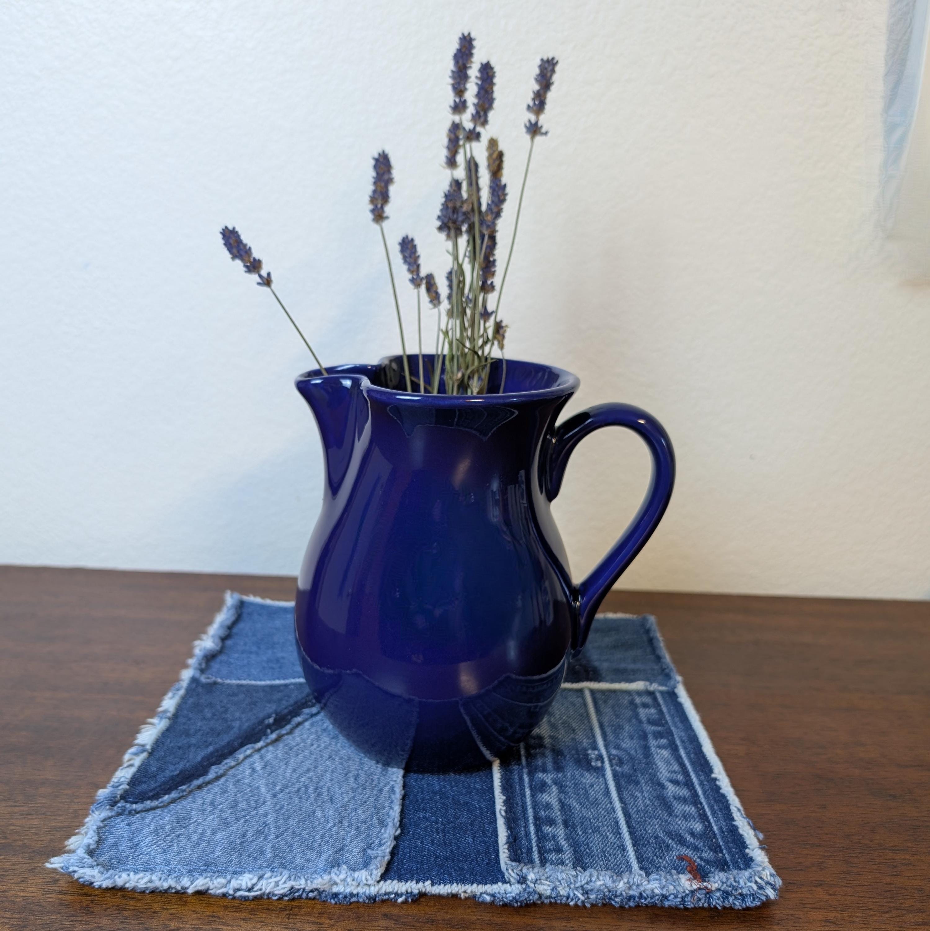 Patchwork, Upcycled Denim Table Runner - Etsy