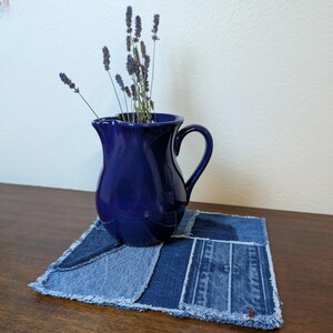 Patchwork, Upcycled Denim Table Runner - Etsy