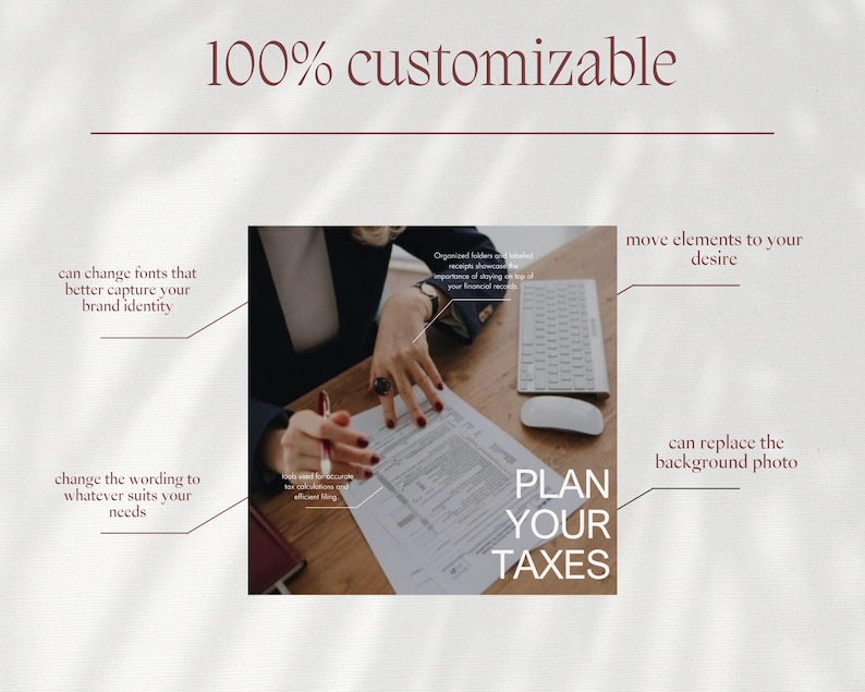 Tax Preparer Instagram Templates | Tax Preparation Flyers | Tax Prep ...