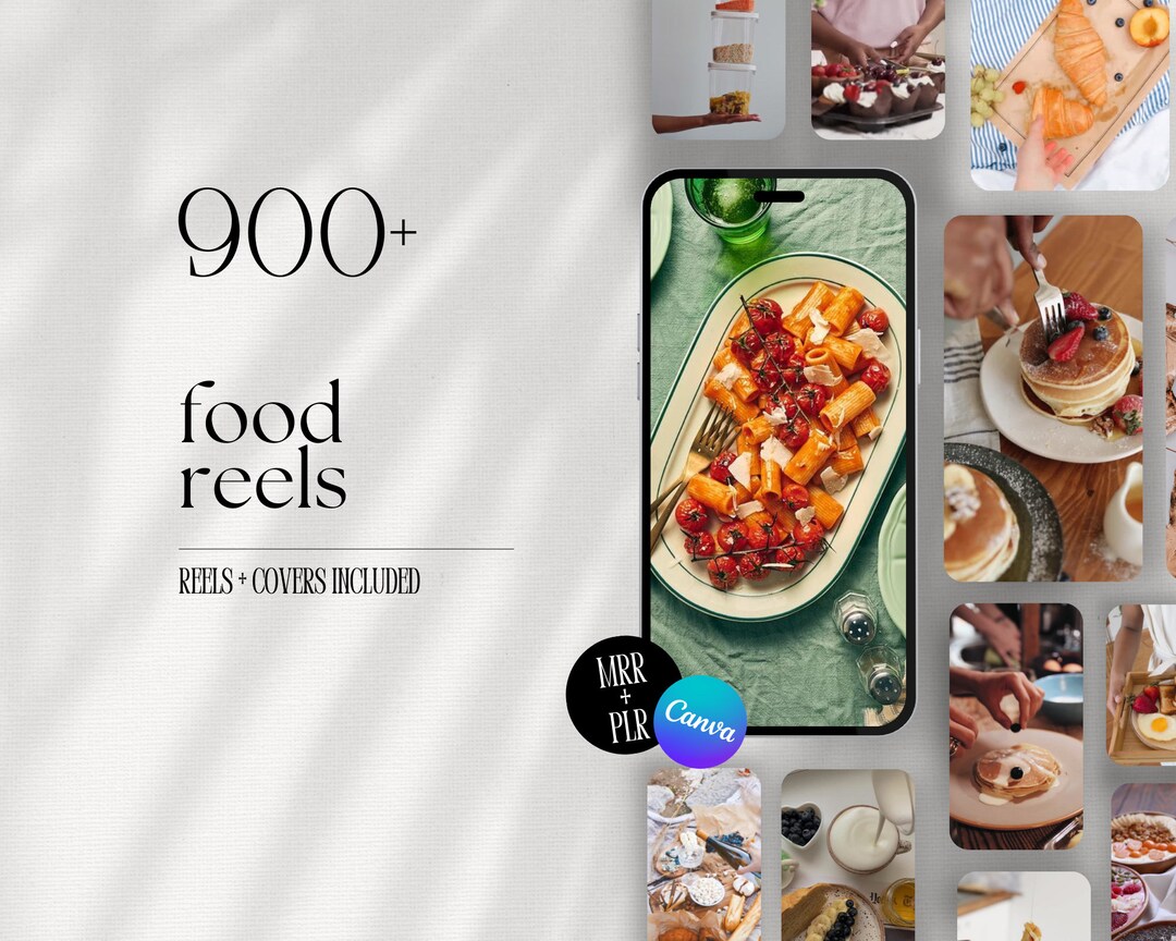 Faceless Food Reels, Nutrition Health Food Reels With Master Resell ...