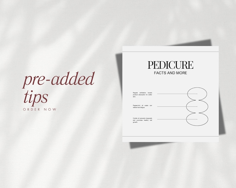 Pedicure Instagram Post Templates, Podiatrist Social Media Content ...