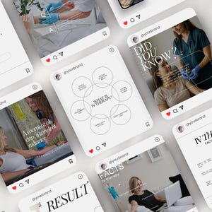 IV Therapy Instagram Posts Templates, IV Drip and Hydration Social ...