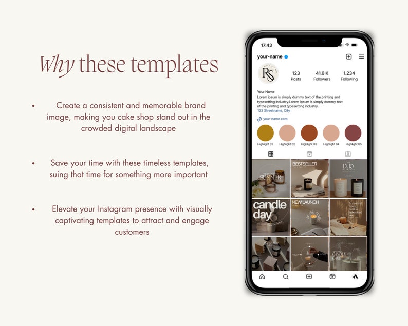 Candle Instagram Post Template, Editable Canva Designs for Candle ...
