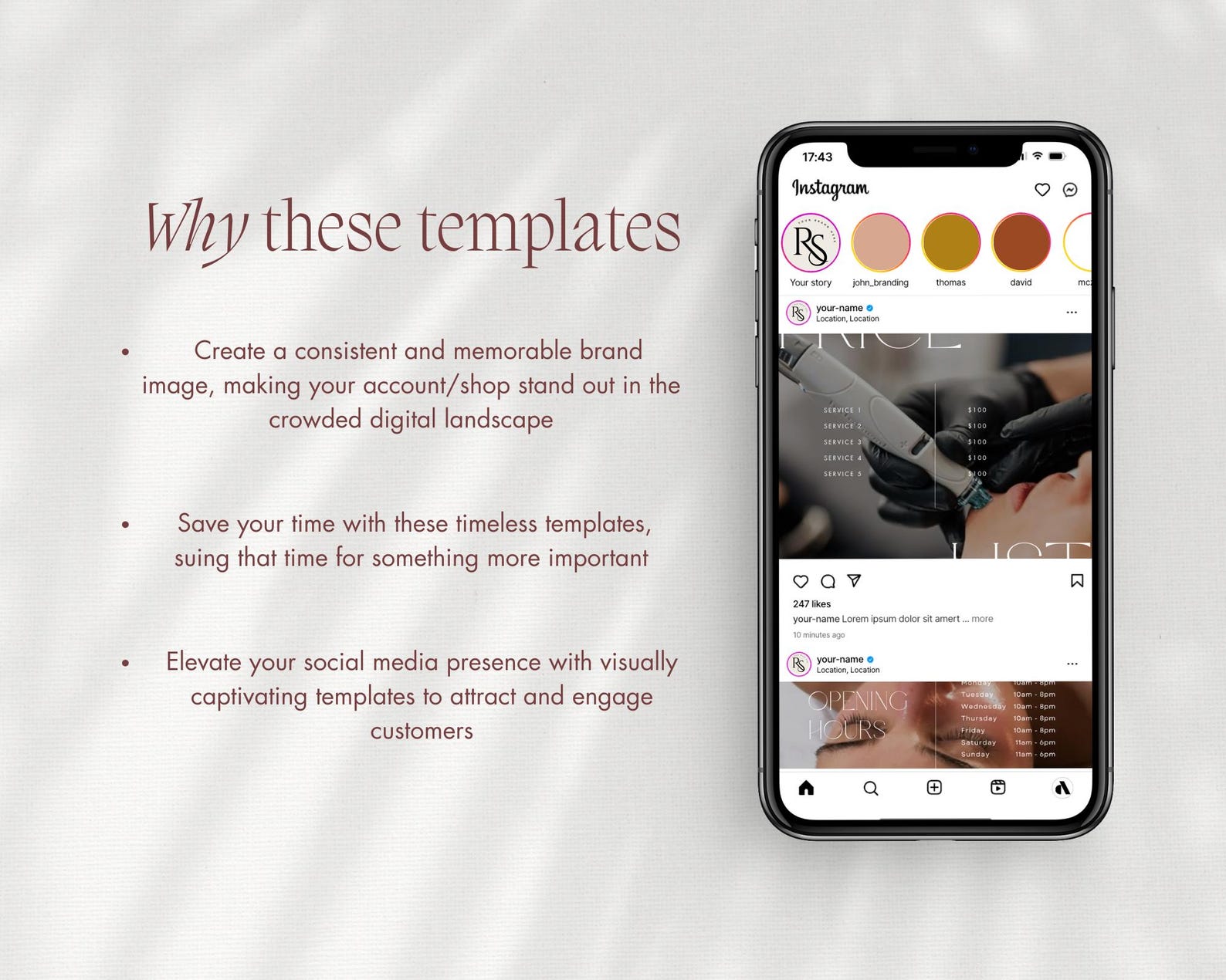 Hydrafacial Instagram Post Templates, Skincare & Esthetician Social ...