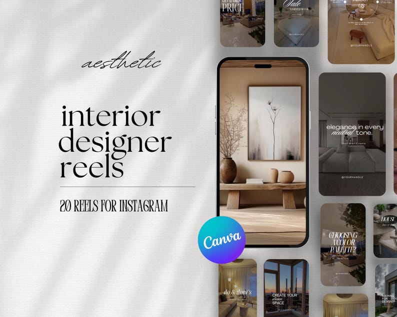 Interior Design Instagram Reel Videos, Interior Design Social Media ...