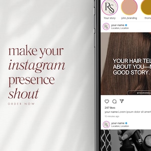 100+ Hairstylist Instagram Post Templates,hairstylist/hairdresser Posts ...