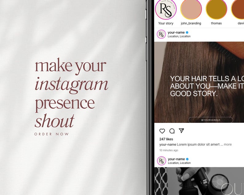 100+ Hairstylist Instagram Post Templates,hairstylist/hairdresser Posts ...