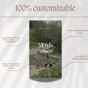 Motherhood Reels Templates, Aesthetic Instagram Posts, Canva (digital ...
