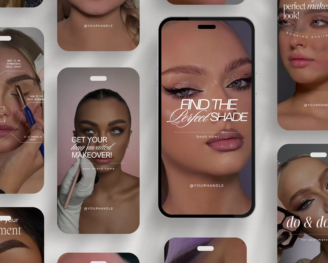Makeup Artist Instagram Reels, Luxury MUA Video Reels, Makeup Instagram ...