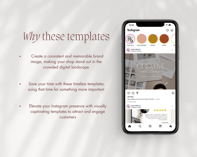 Editable Event Planner Instagram Post Templates, Event Planner Social ...