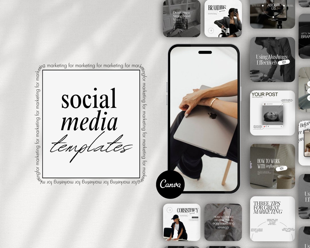 Social Media Instagram Templates Canva Posts, Coaching and Digital ...