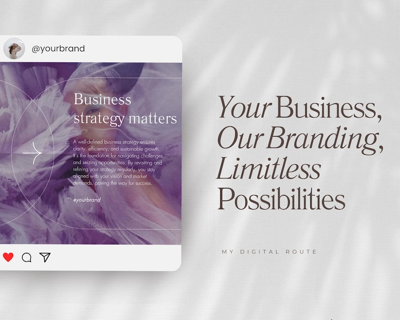Business Coach Instagram Post Templates, Purple Aesthetic, Social Media ...