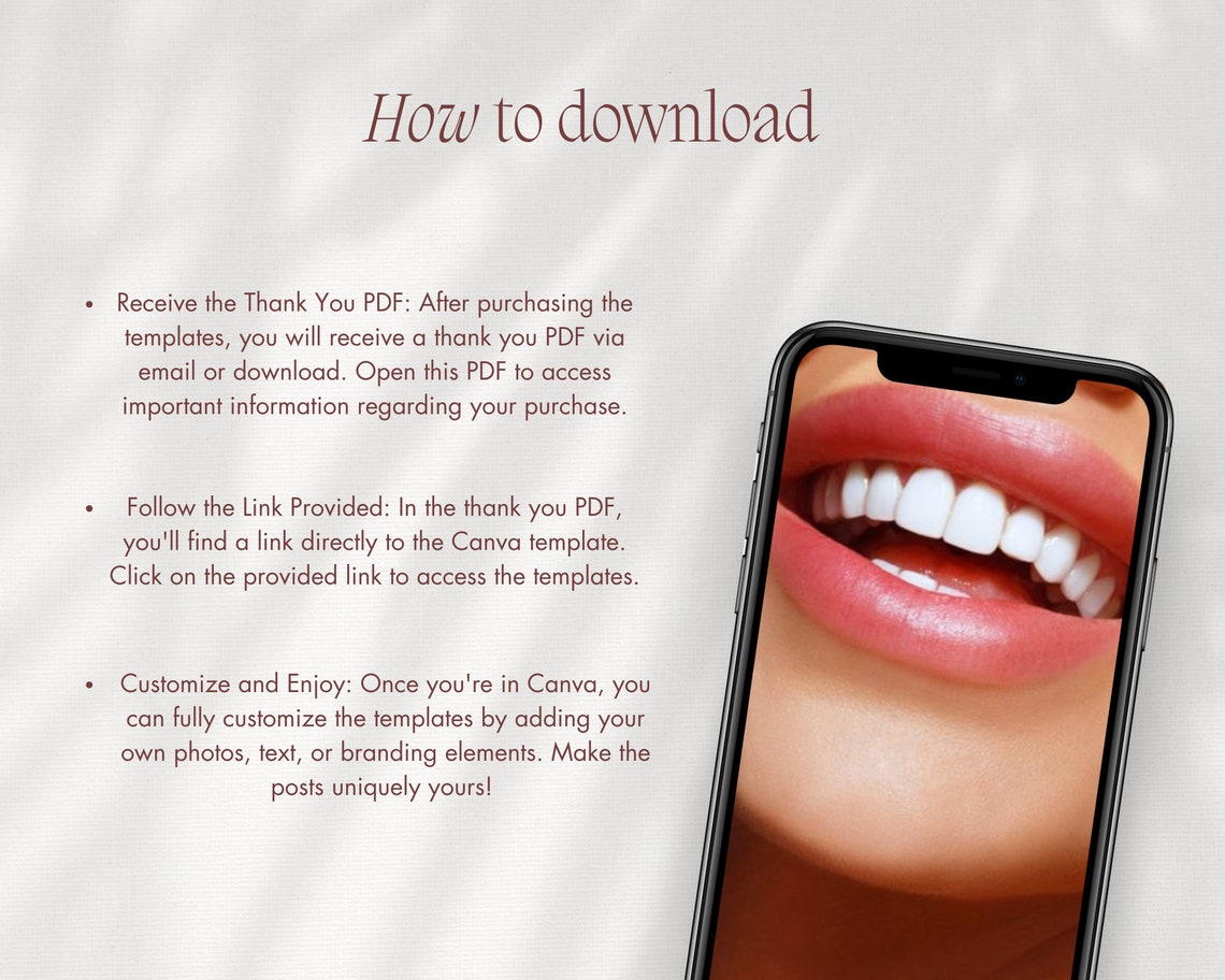 Teeth Whitening Instagram Post Templates, Canva Dentist Flyer Template ...