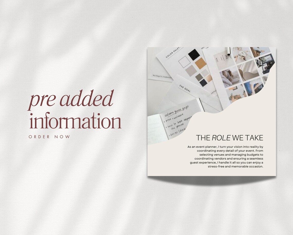 Editable Event Planner Instagram Post Templates, Event Planner Social ...