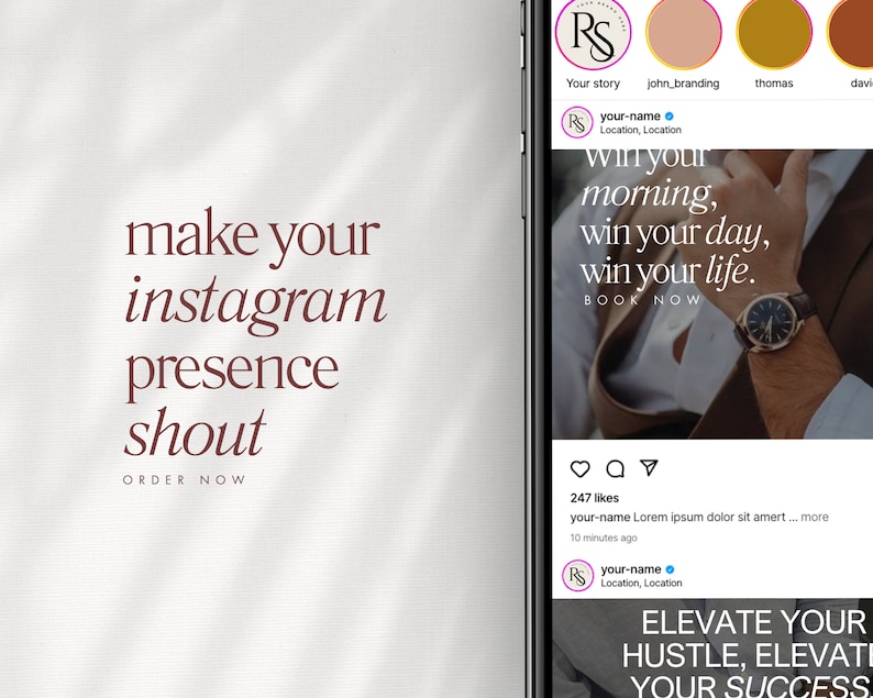 Faceless Men Posts for Instagram and Tiktok, Faceless Digital Marketing ...