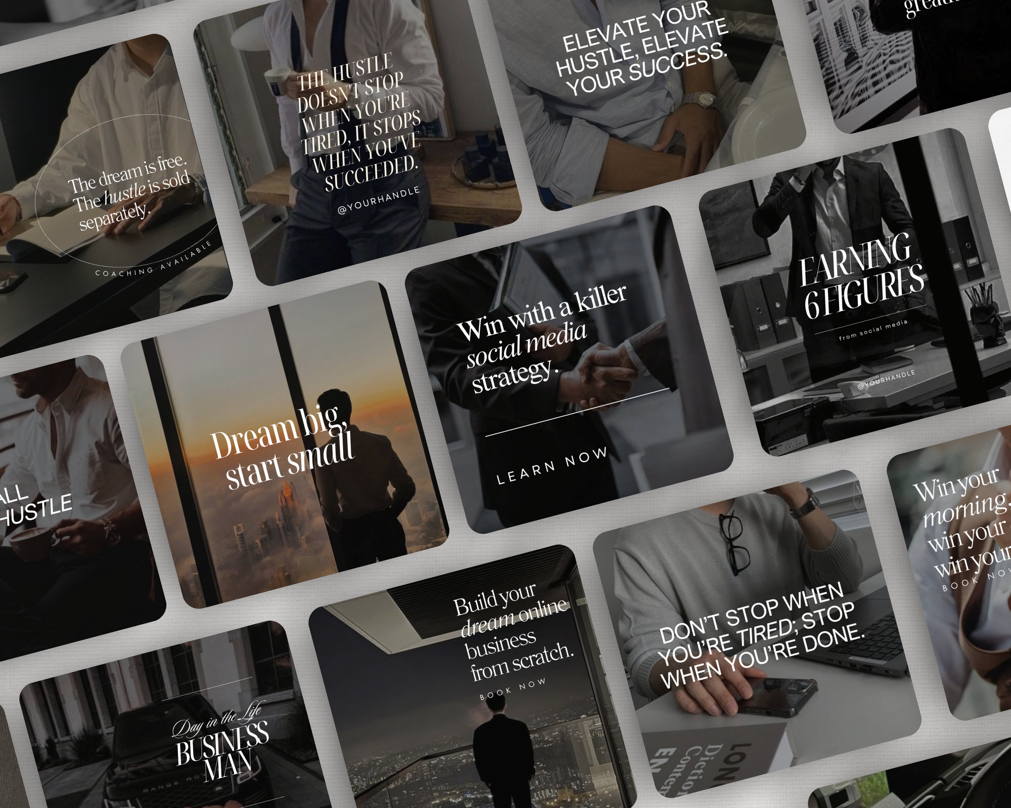 Faceless Men Posts for Instagram and Tiktok, Faceless Digital Marketing ...