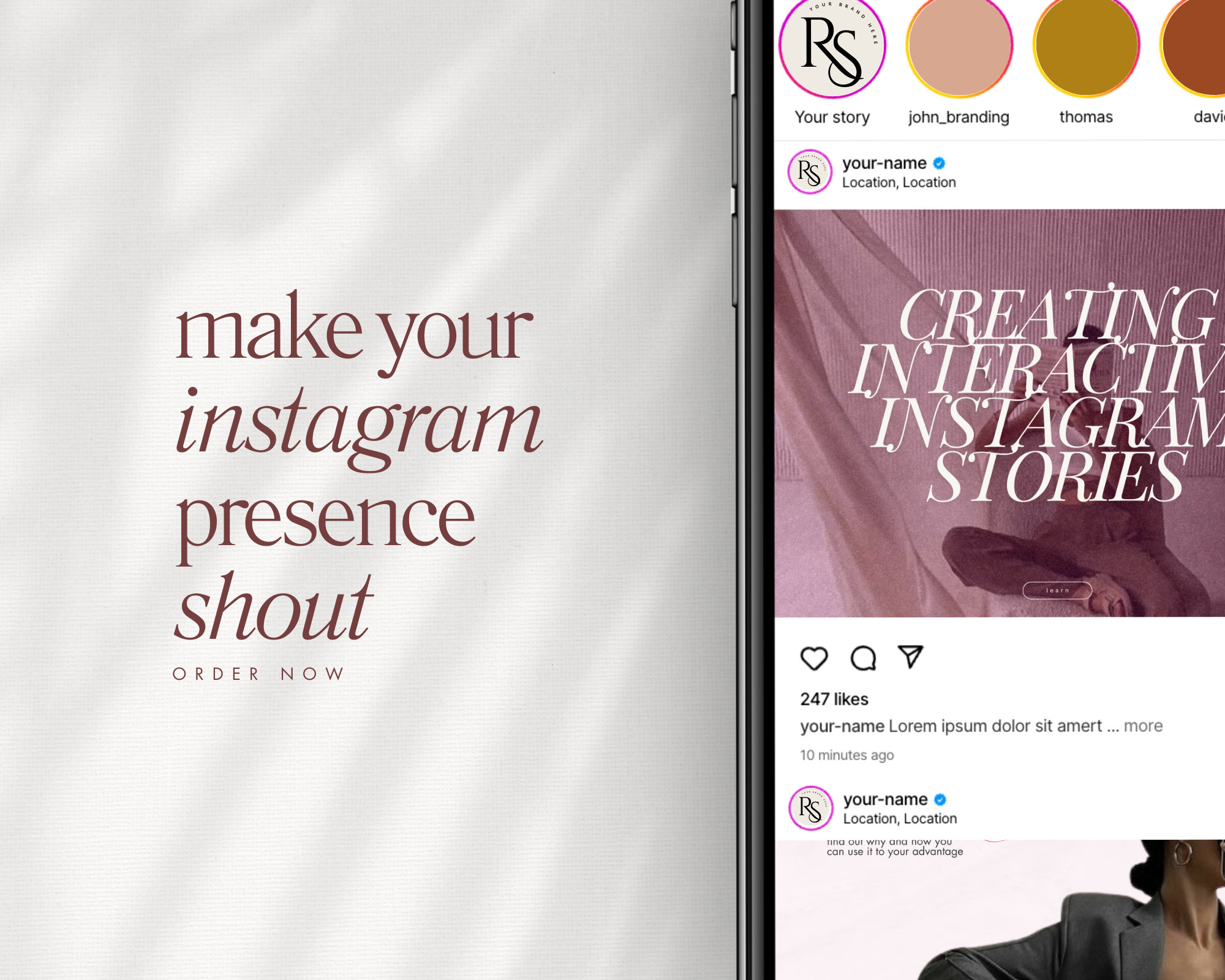 Pink Instagram Template, Digital Marketing Agency Templates Canva Posts ...