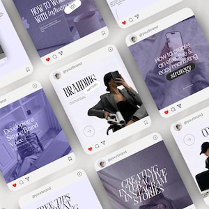 Purple Instagram Template, Digital Marketing Agency Templates Canva ...