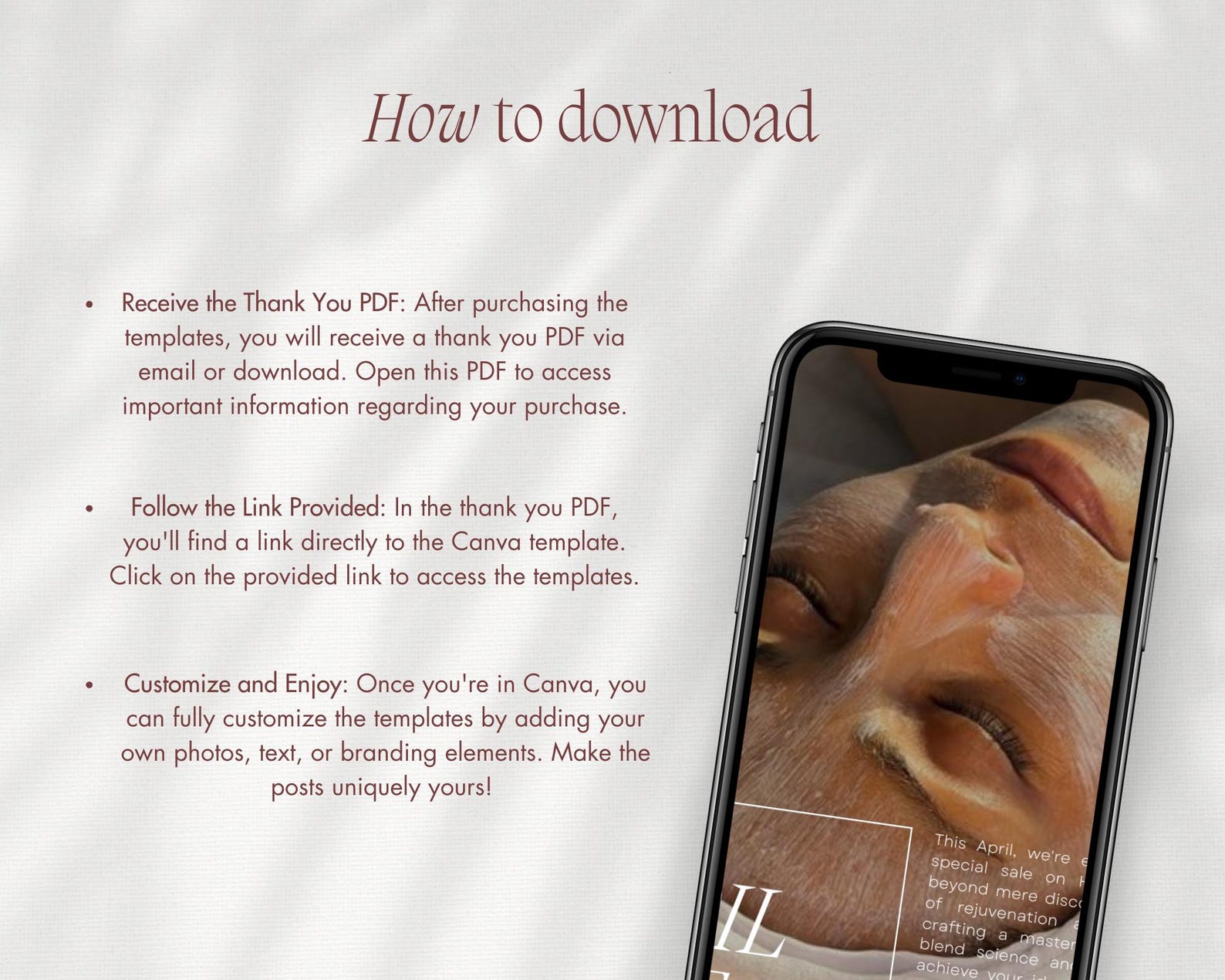 Hydrafacial Instagram Post Templates, Skincare & Esthetician Social ...