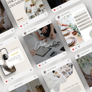 Editable Event Planner Instagram Post Templates, Event Planner Social ...