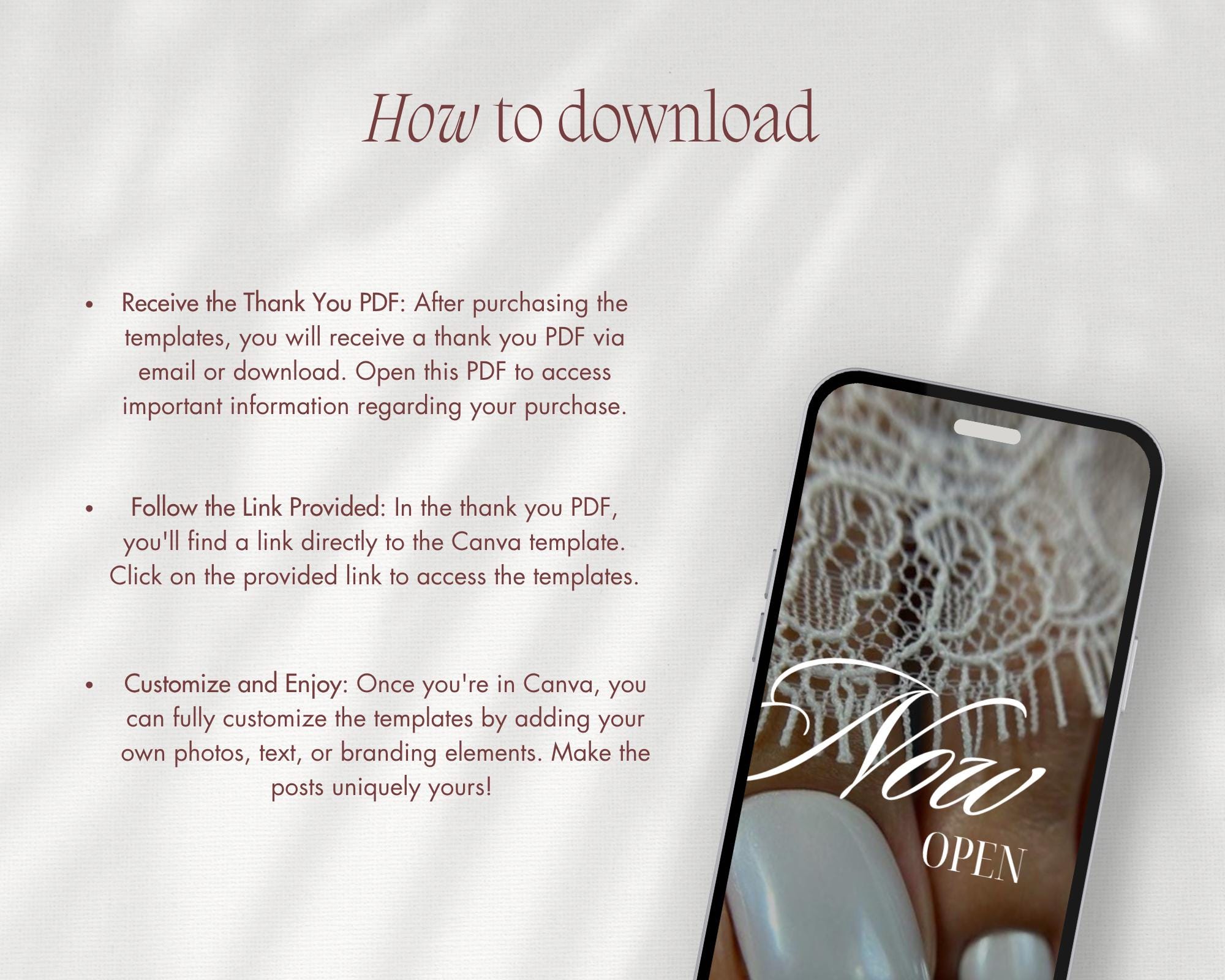 Pedicure Instagram Post Templates, Podiatrist Social Media Content ...