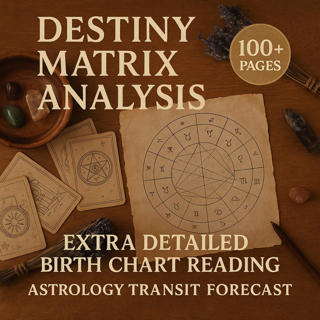 Destiny Matrix & Birth Chart Analysis – Extra Detailed Numerology, Love ...