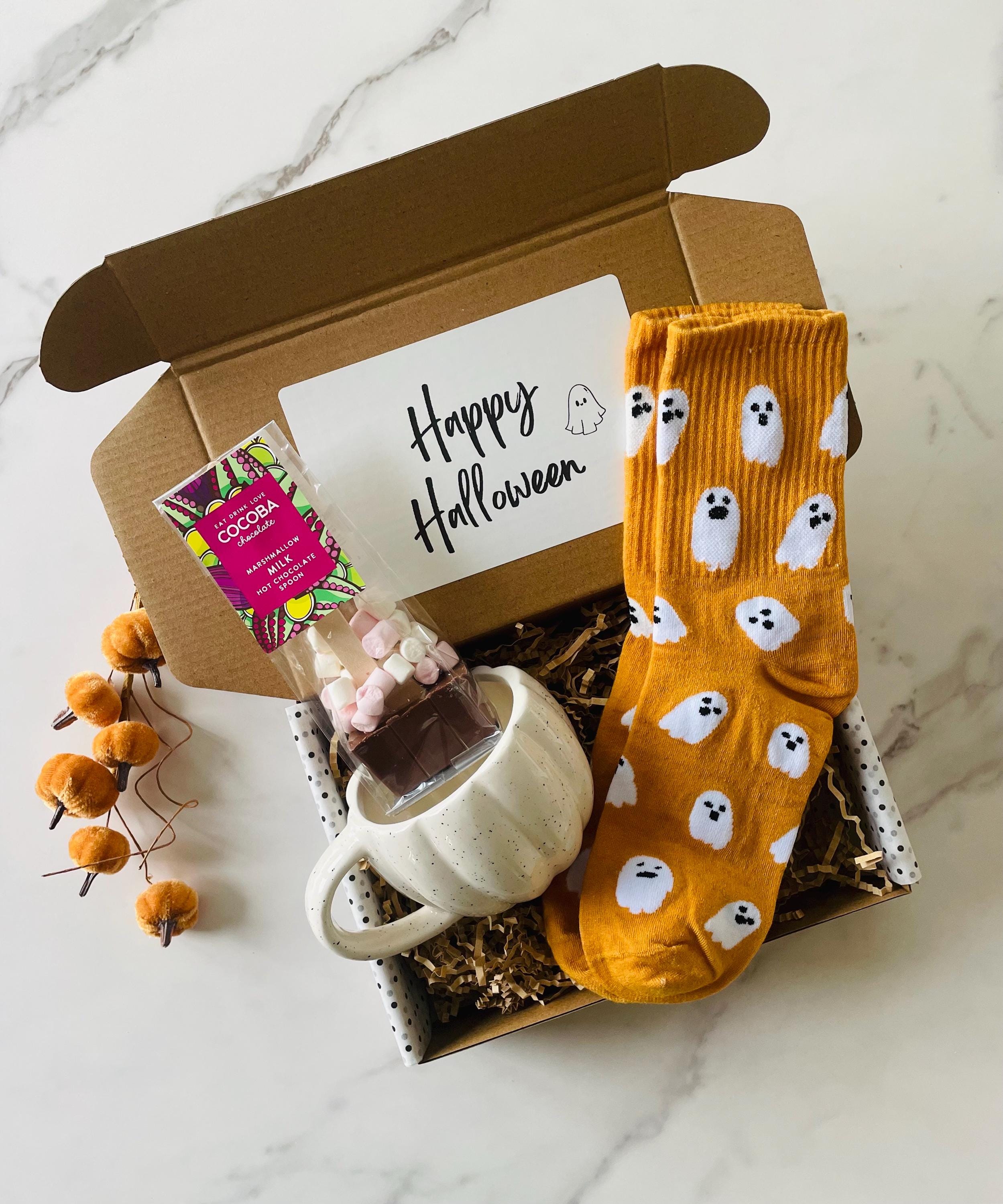 Halloween Gift Box. Halloween Gift. Autumnal Gift. Halloween Ghost ...