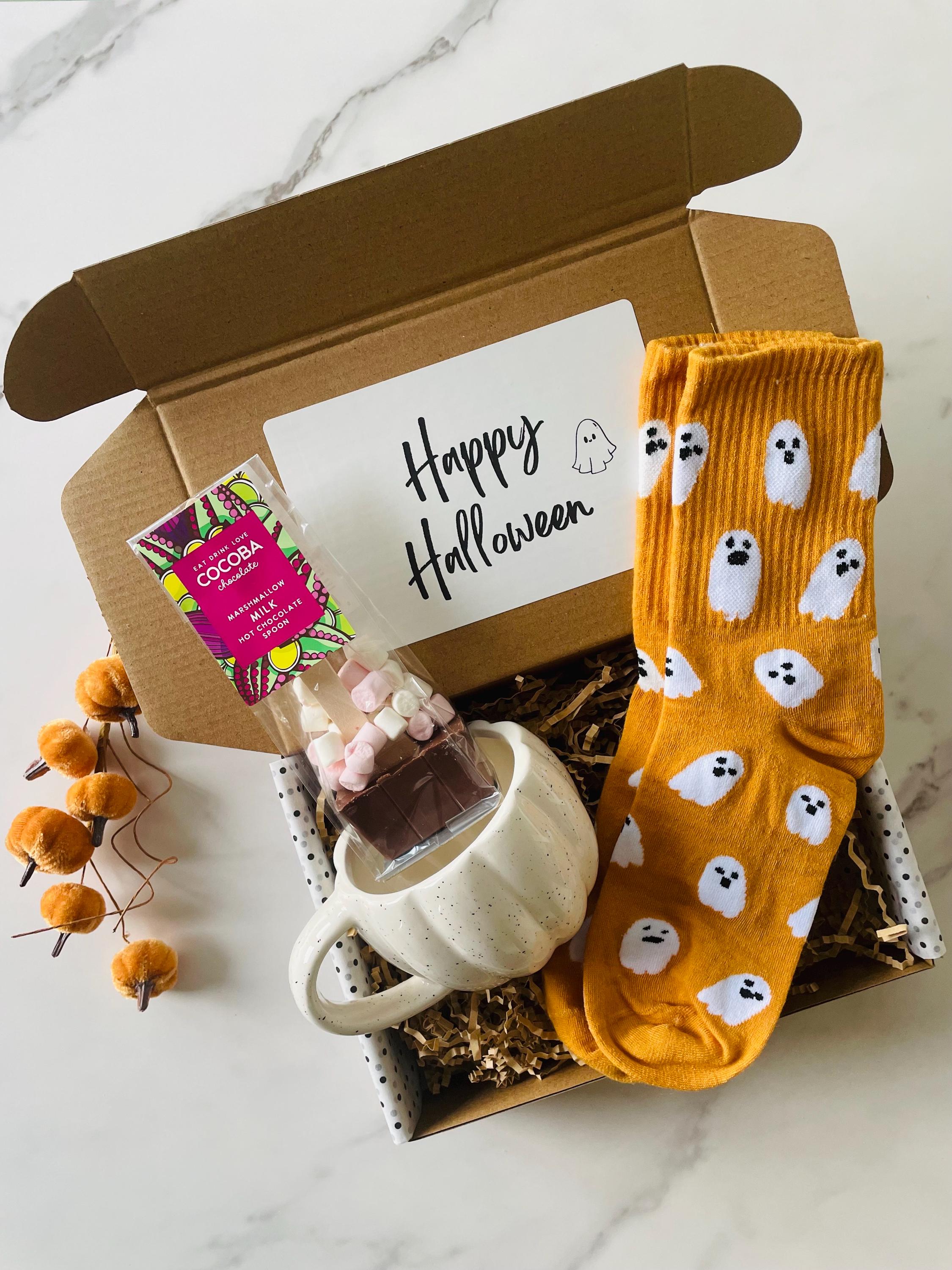 Halloween Gift Box. Halloween Gift. Autumnal Gift. Halloween Ghost ...