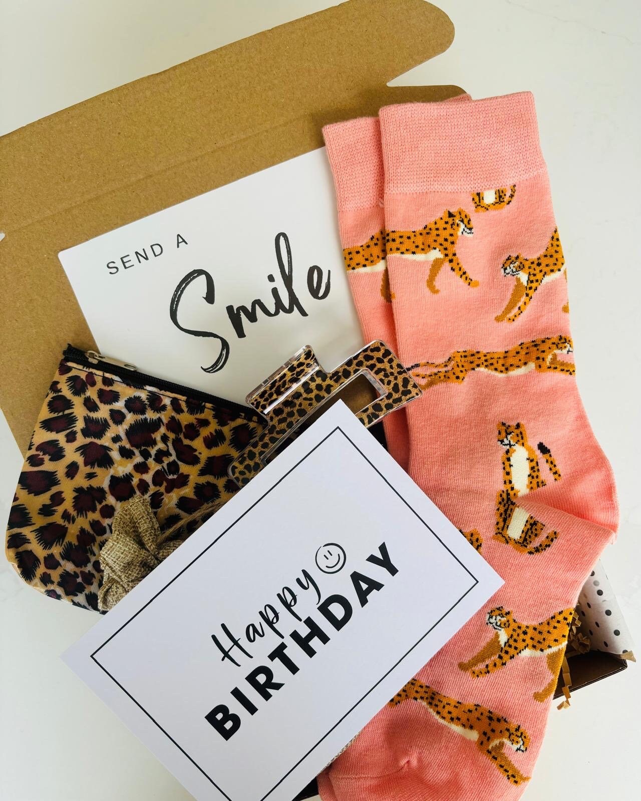 Leopard Print Gift Box. Gift for Leopard Print Lover. Animal Print Gift ...