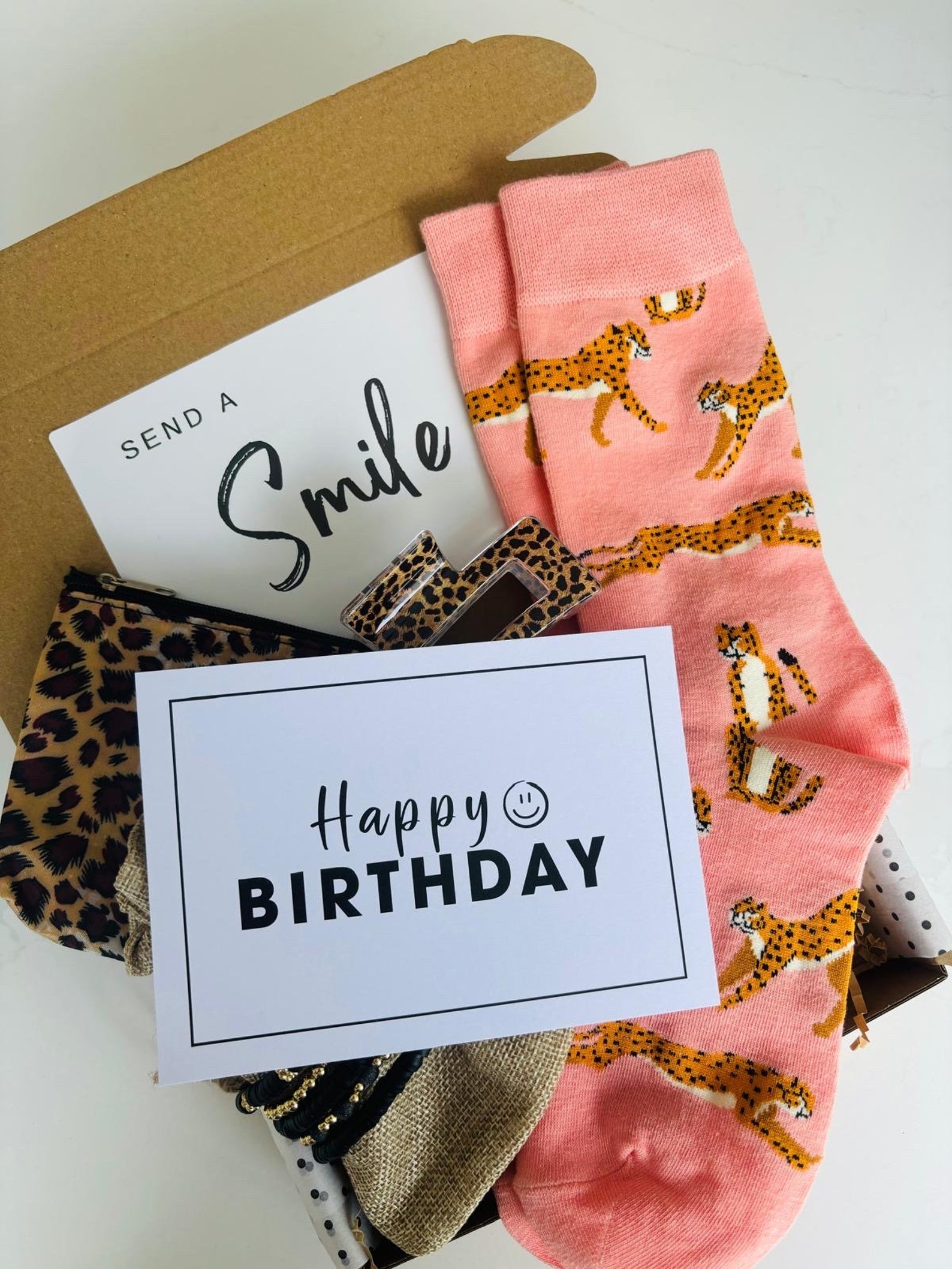 Leopard Print Gift Box. Gift for Leopard Print Lover. Animal Print Gift ...