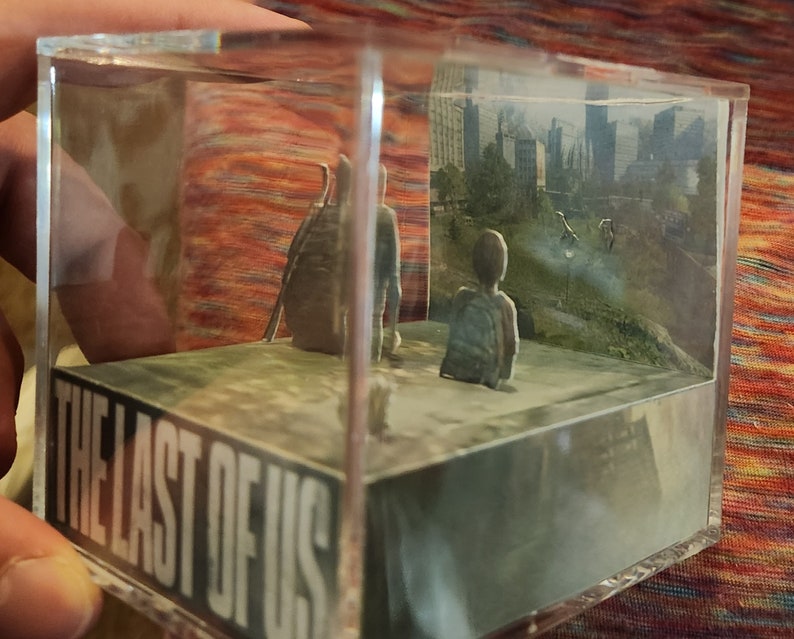The Last of Us 3d Cube Diorama Video Game Diorama - Etsy