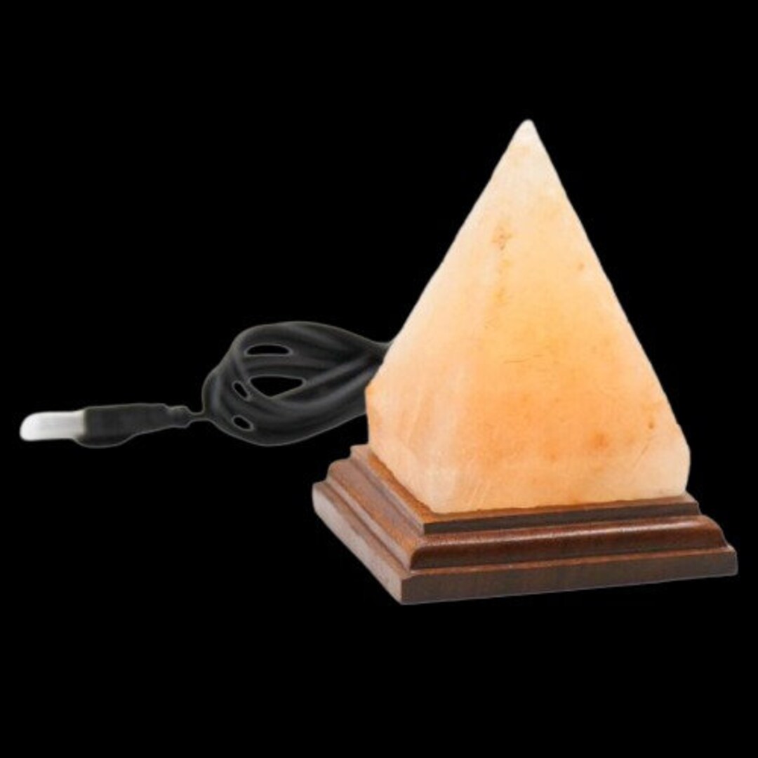 USB Himalayan Pyramid Salt Lamp - Etsy