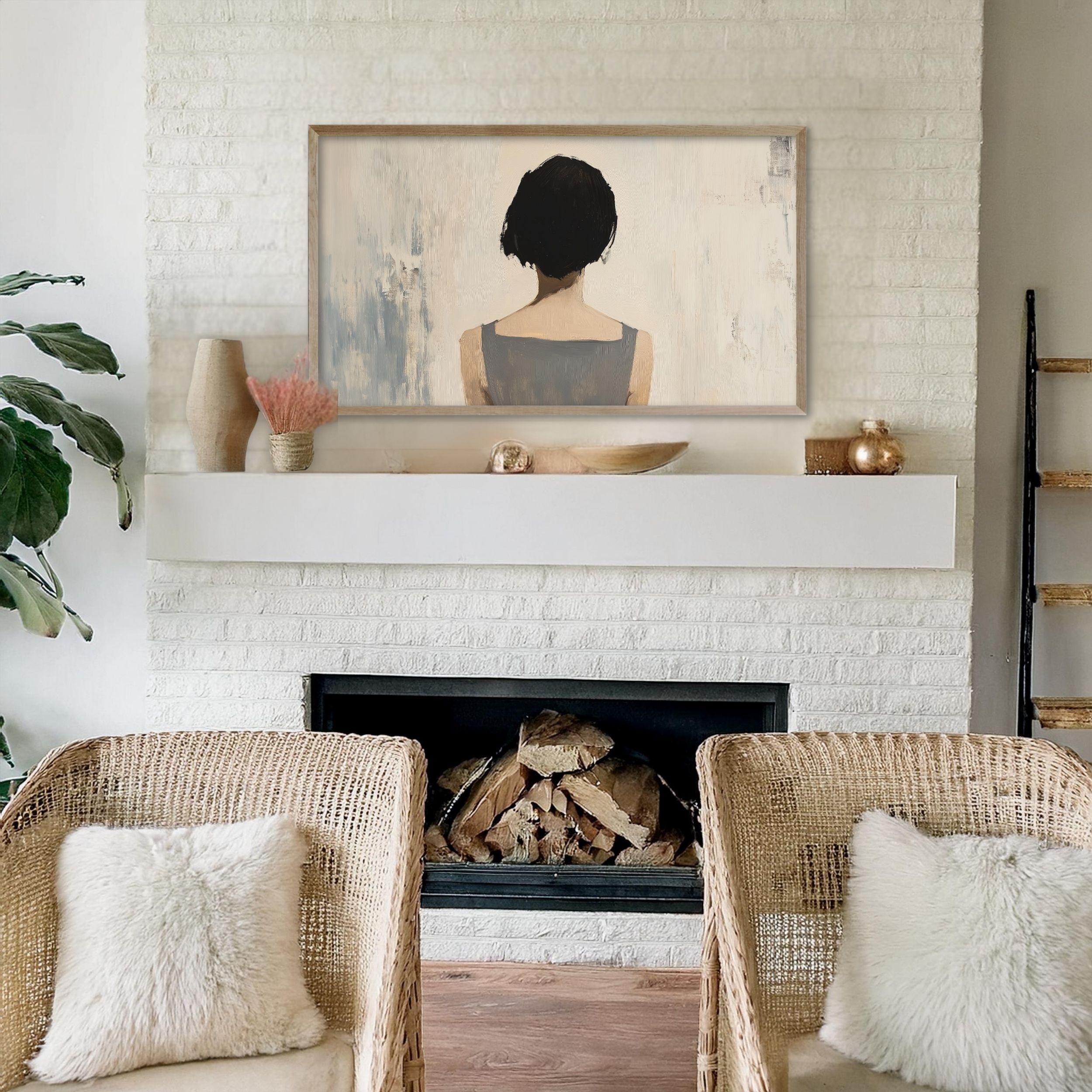 Female Figure Back View Frame Tv Art | Instant Digital Download for 16: ...