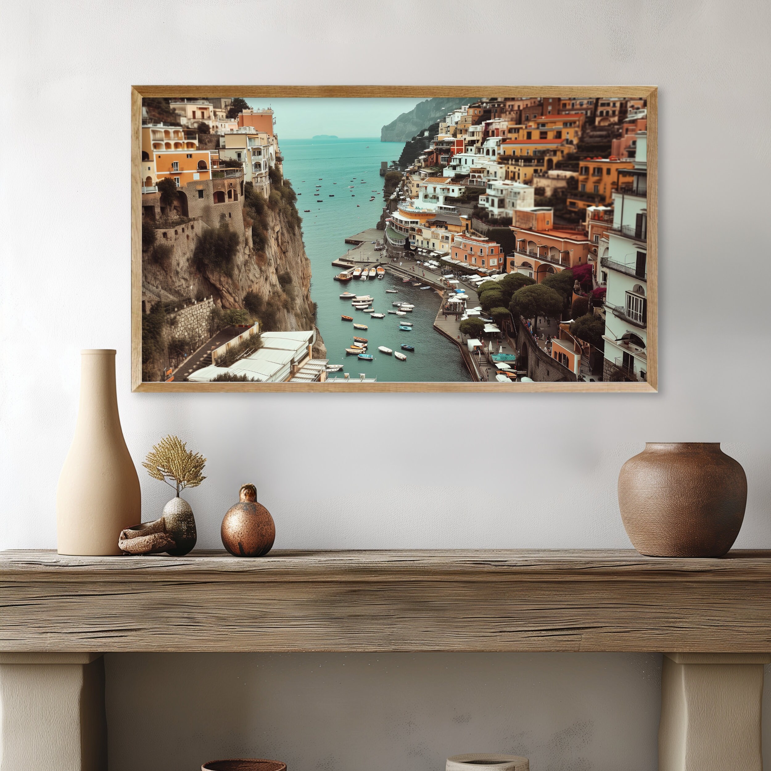 Amalfi Coast Frame TV Art Instant Digital Download for 16:9 Samsung ...