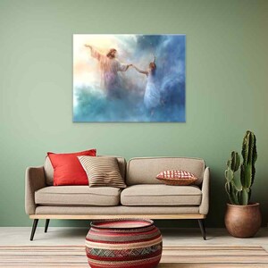 A Dance With God, Christian Art, Jesus Christ Dancing With Ballerina ...