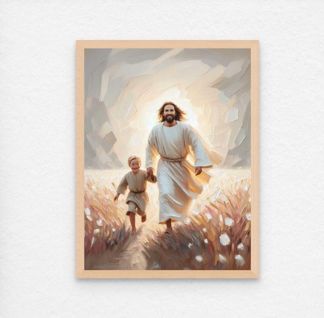 Days for Joy, Digital Christian Art, Jesus With Boy, Jesus Painting ...
