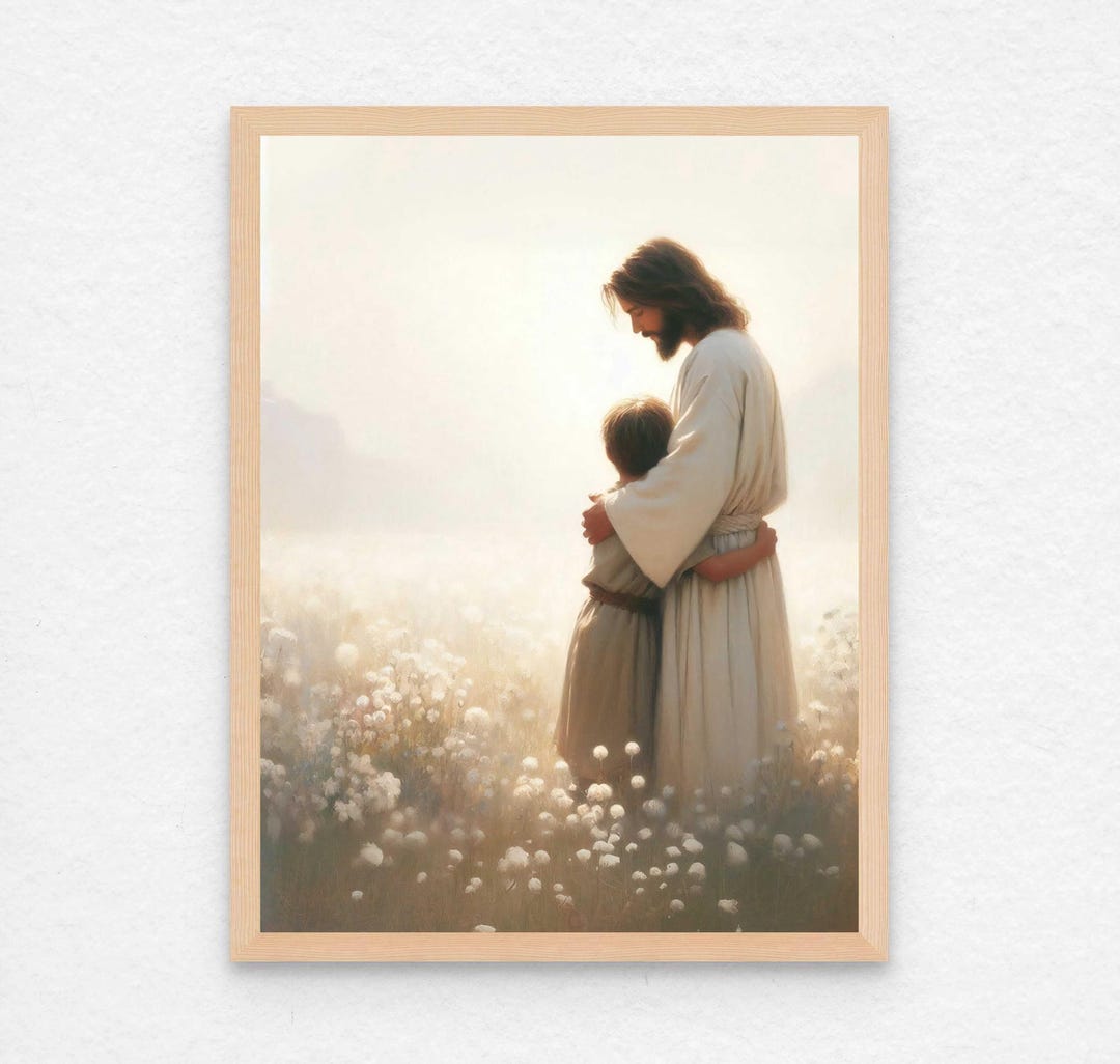 Your Savior, Modern Christian Art, Jesus With Little Boy, Jesus Art ...