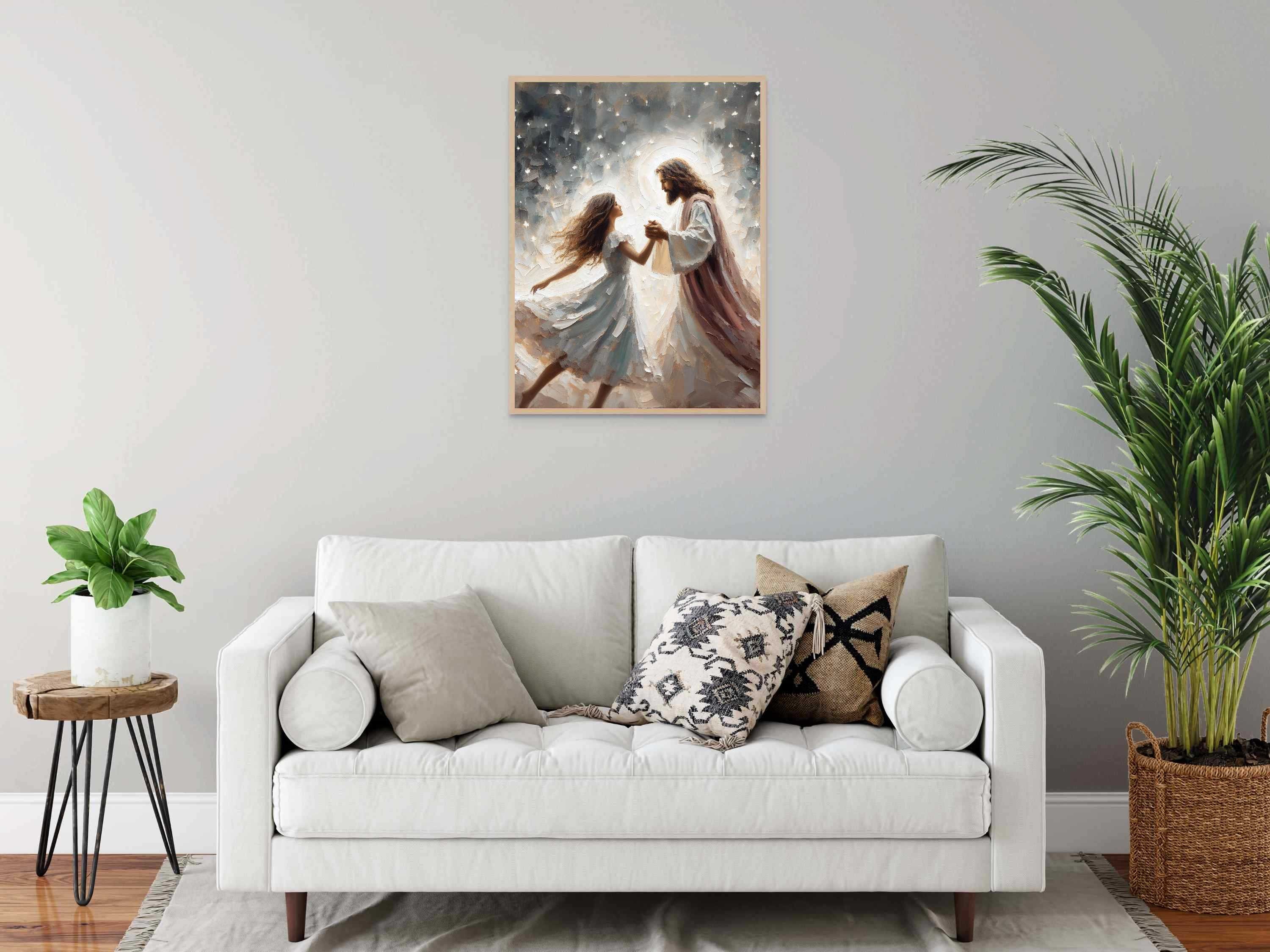 Vals of Faith, Christian Art, Jesus Christ Dancing With Girl, Jesus ...