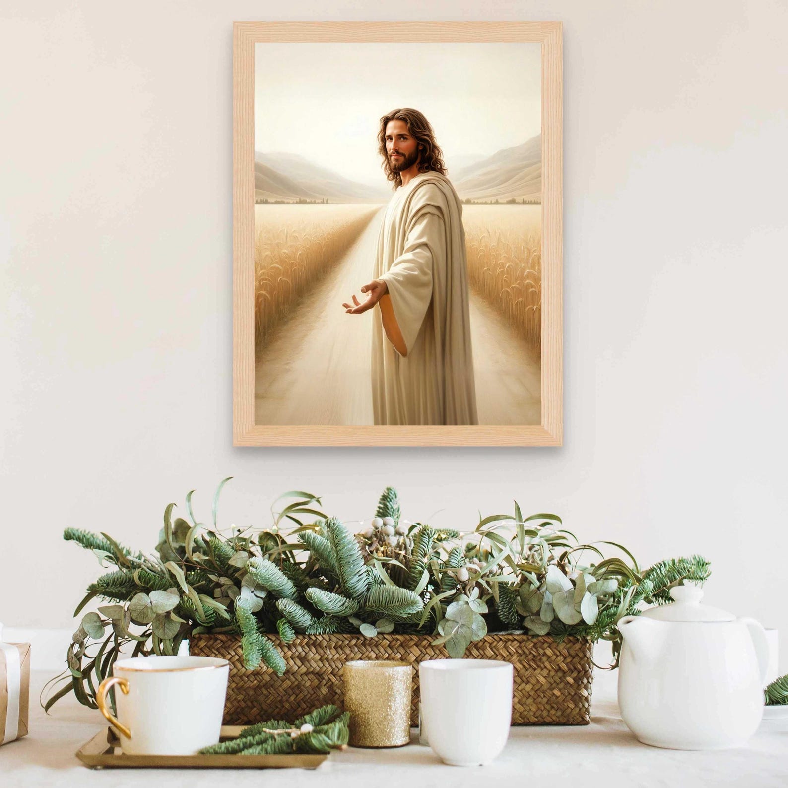 Follow Christ, I Will Walk With Jesus, Christian Printable Art, Follow ...