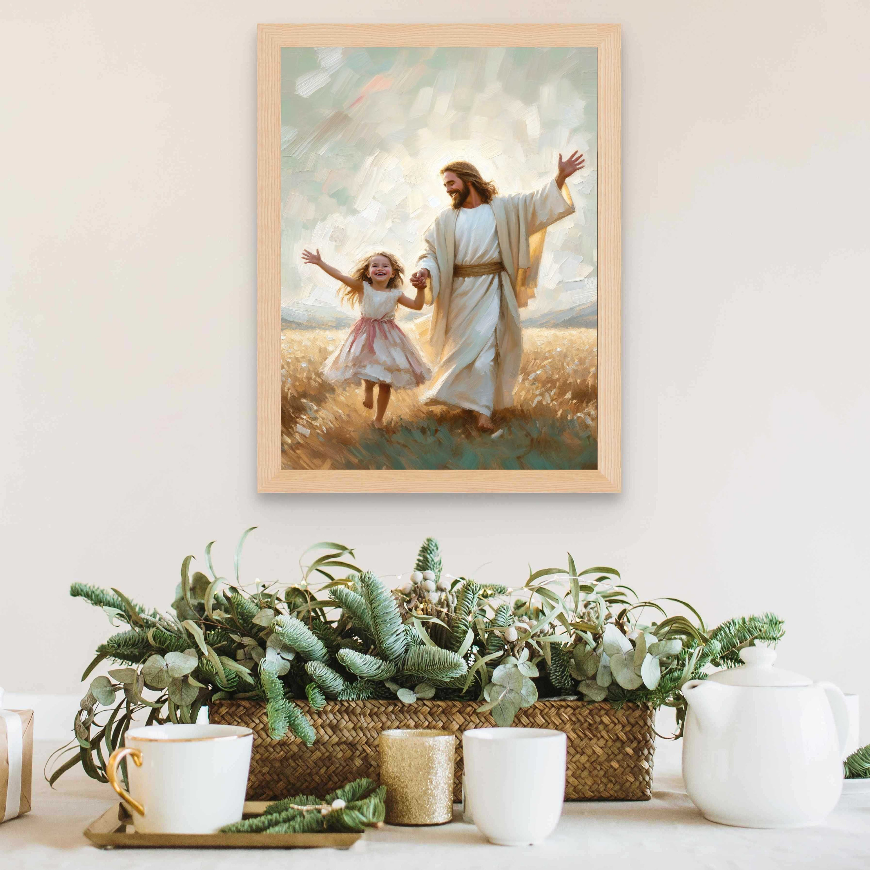 A Day for Dancing, Christian Painting, Jesus With Girl, Christian Wall ...