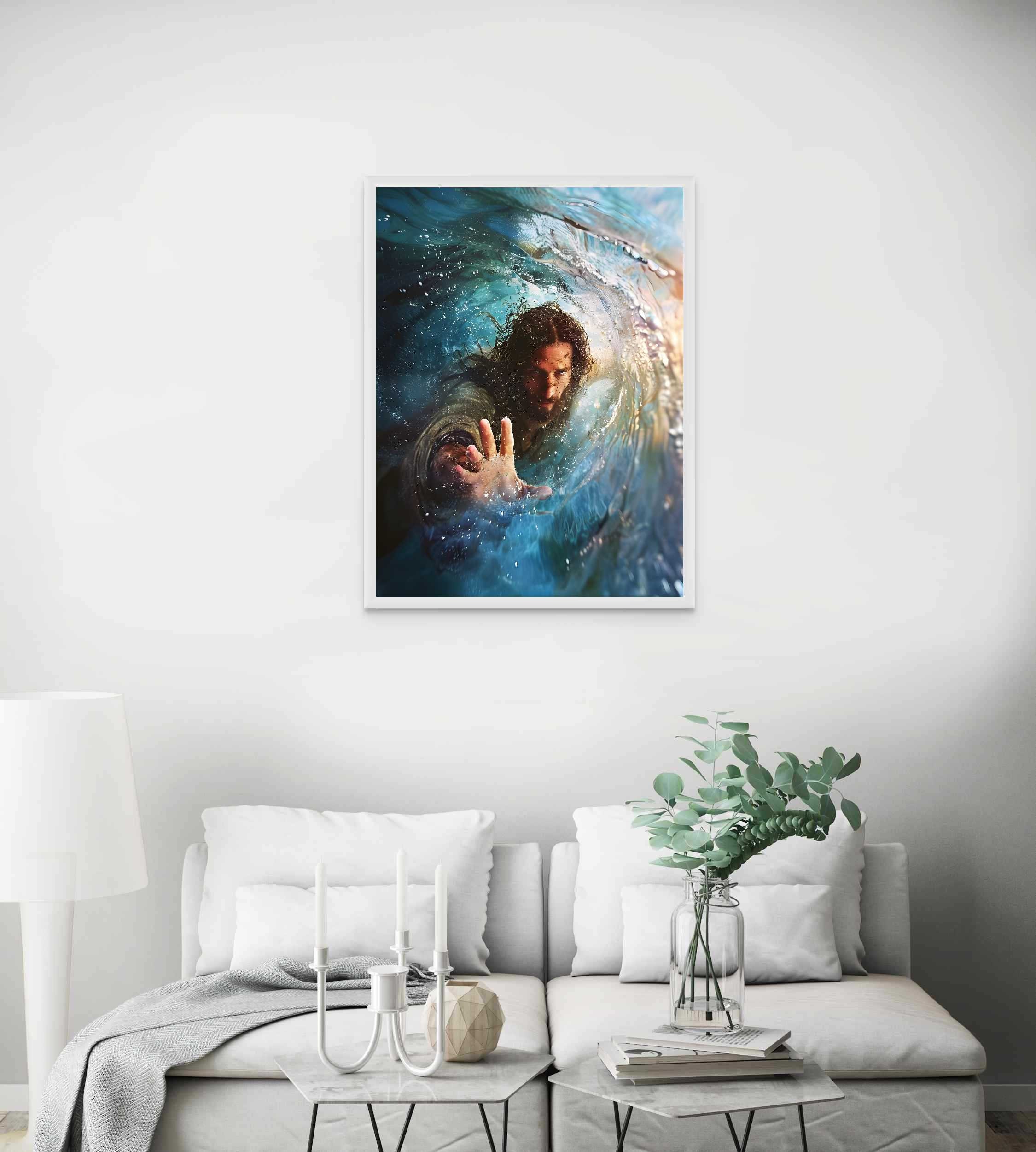 Hand of God, Christian Art, Jesus Painting, Jesus Saves Peter, Jesus ...