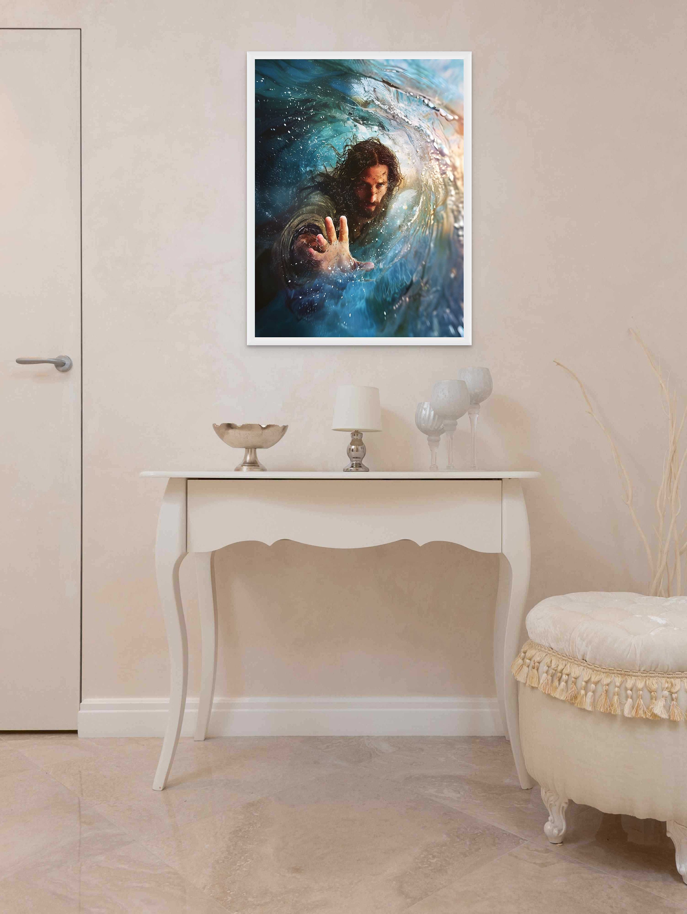 Hand of God, Christian Art, Jesus Painting, Jesus Saves Peter, Jesus ...