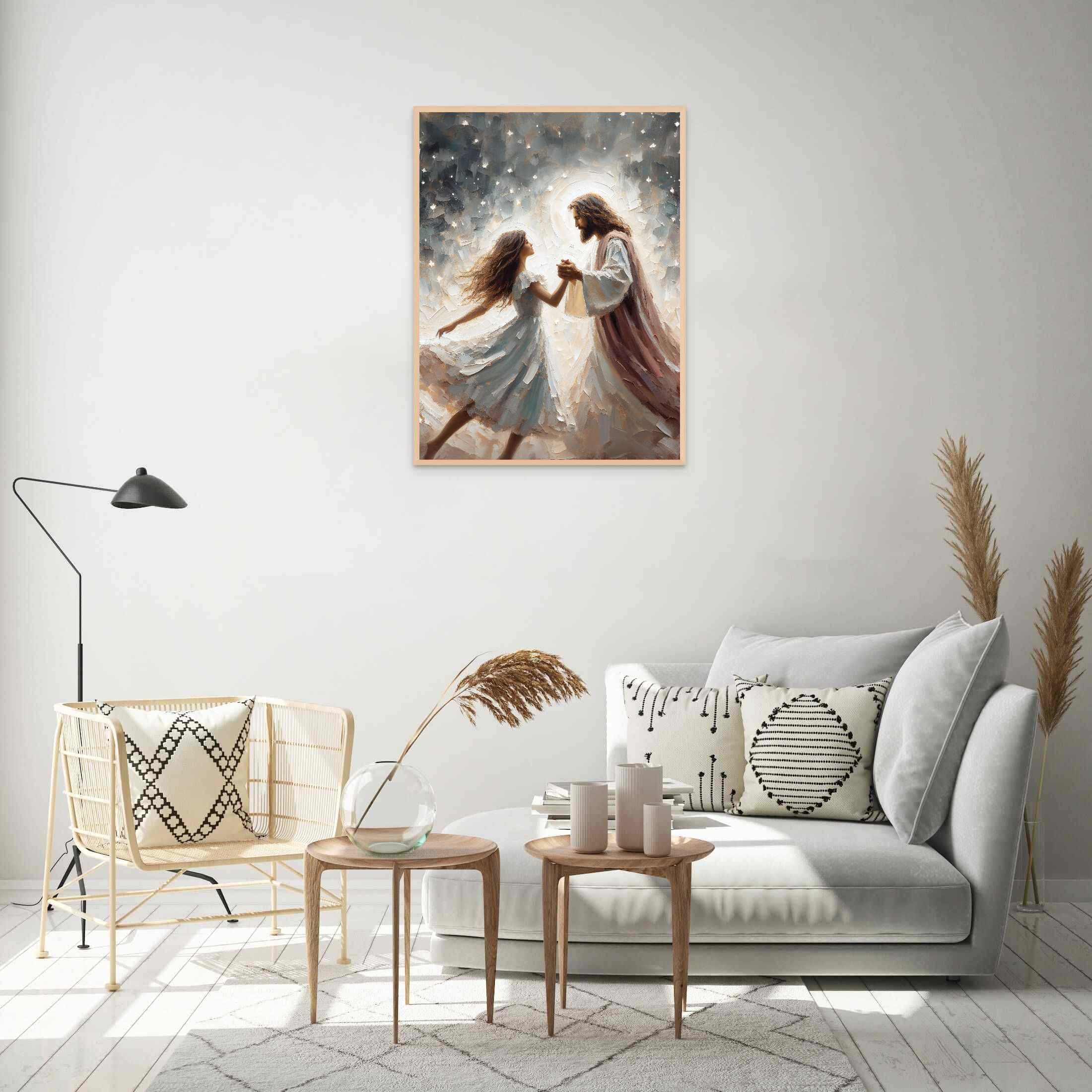 Vals of Faith, Christian Art, Jesus Christ Dancing With Girl, Jesus ...