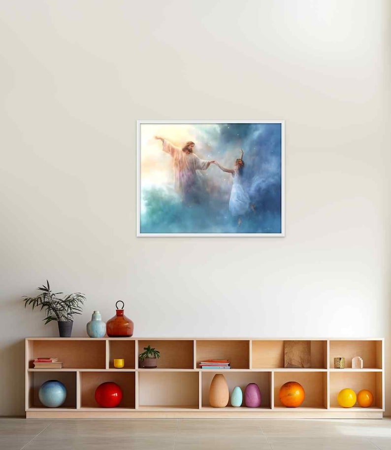 A Dance With God, Christian Art, Jesus Christ Dancing With Ballerina ...