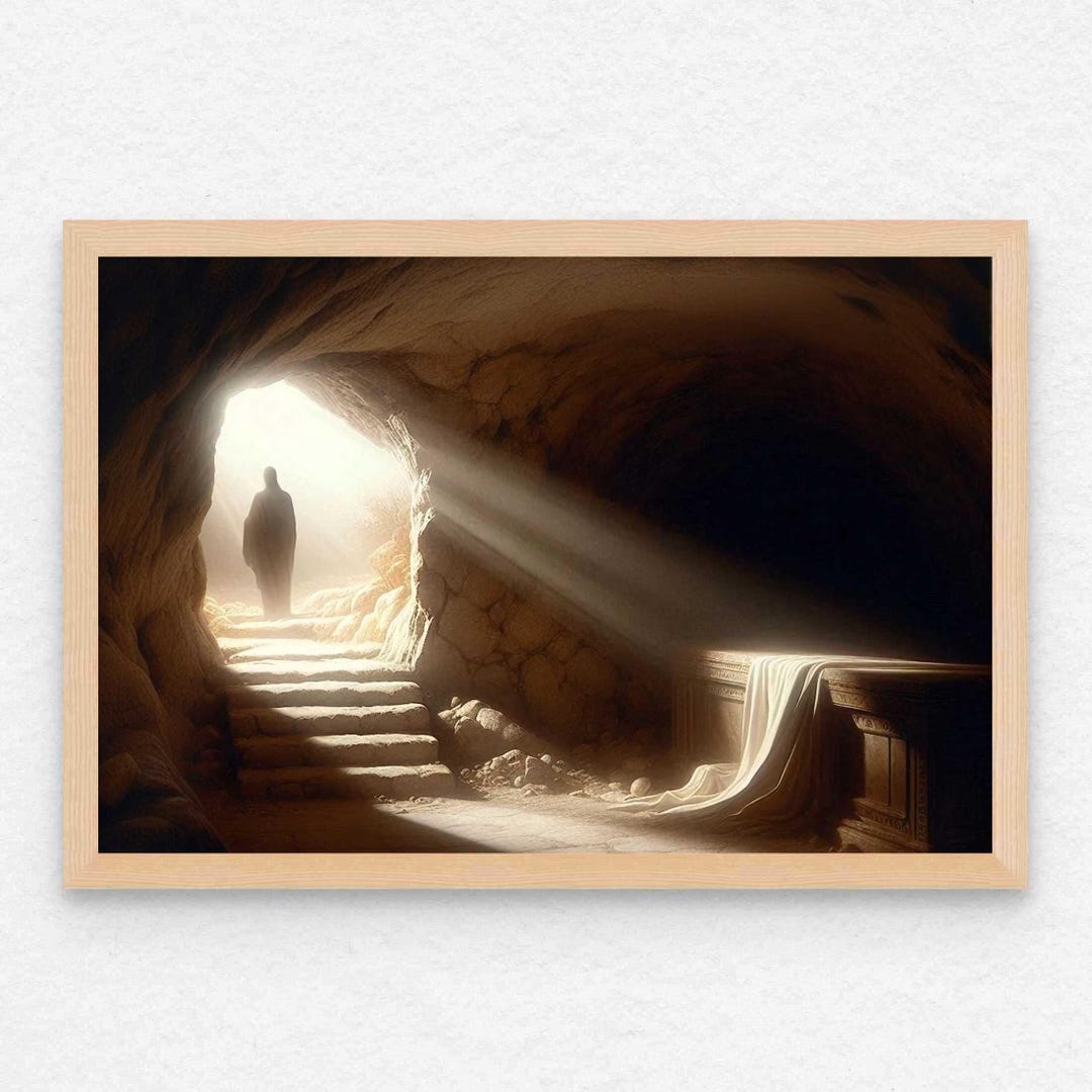 The Tomb is Empty, Christian Wall Art, Jesus Has Risen, Jesus Wall Art ...